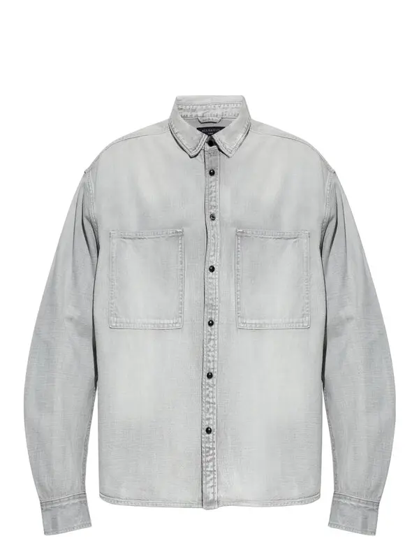 ALLSAINTS Denim Shirt ‘al - Grey