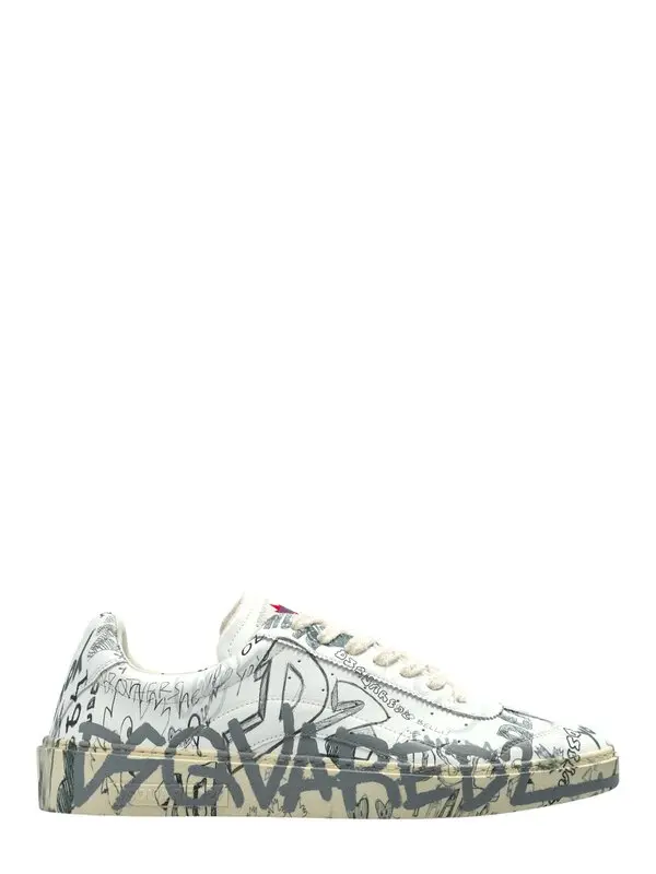 Dsquared2 Rider Leather Sneakers - White