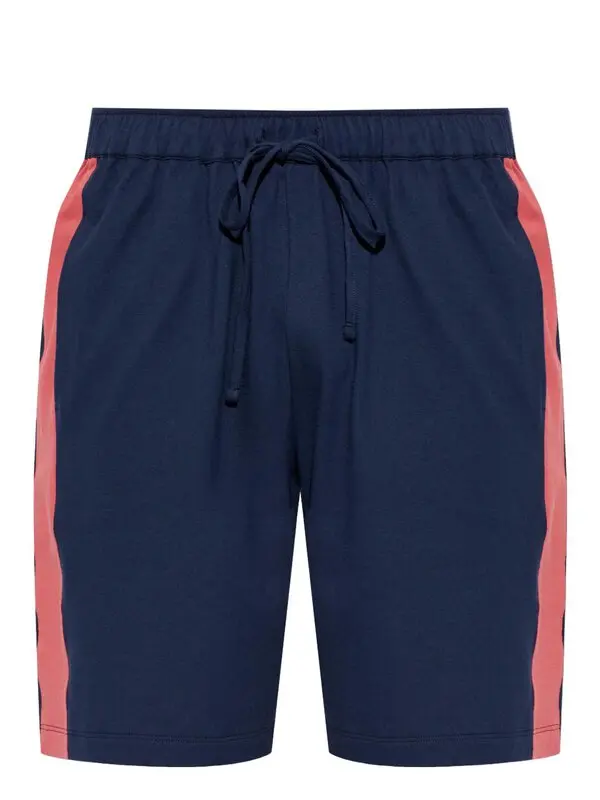 Hanro Cotton Shorts - Navy Blue