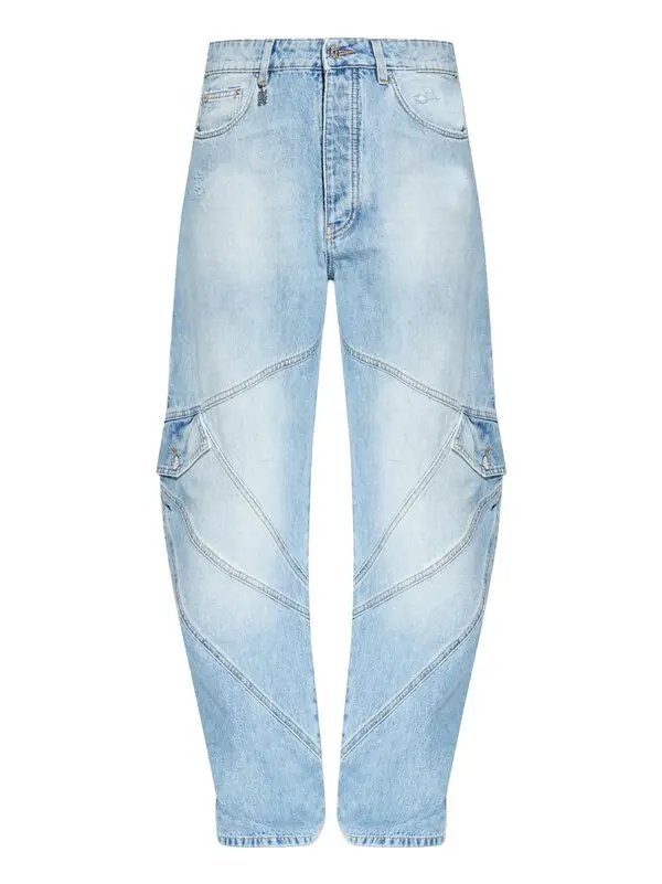 Amiri Cargo Jeans - Light Blue