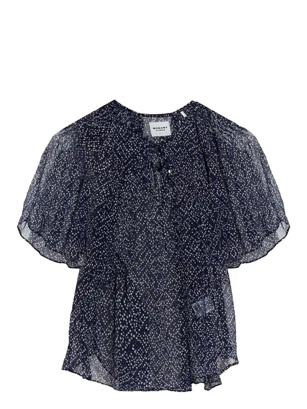 MARANT ETOILE Neslya Top - Navy Blue