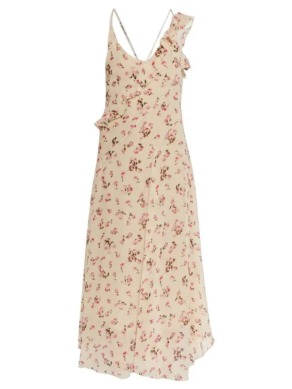 MARANT ETOILE Luxie Maxi Dress - Beige