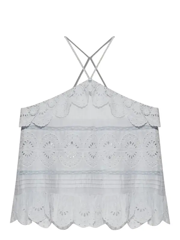 MARANT ETOILE Prisha Top - Light Blue