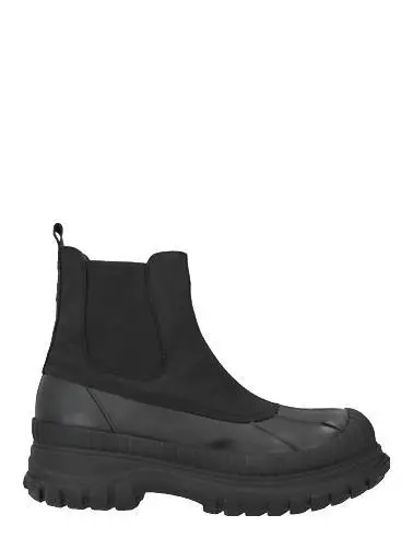 GANNI Chunky Ankle Boots - Black