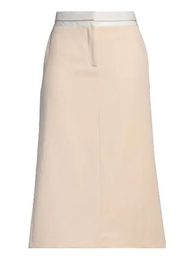 Patrizia Pepe Midi Flared Skirt - Beige