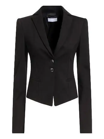 Patrizia Pepe Single-breasted Blazer - Black