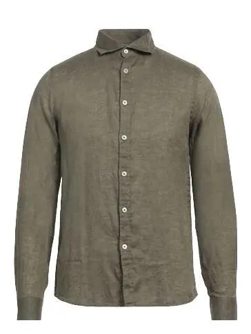 MARKUP Shirt Military Size Linen - Green