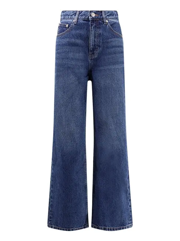 DUNST Flared Leg Denim Jeans - Blue
