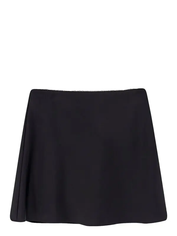 DUNST Satin Skort - Black