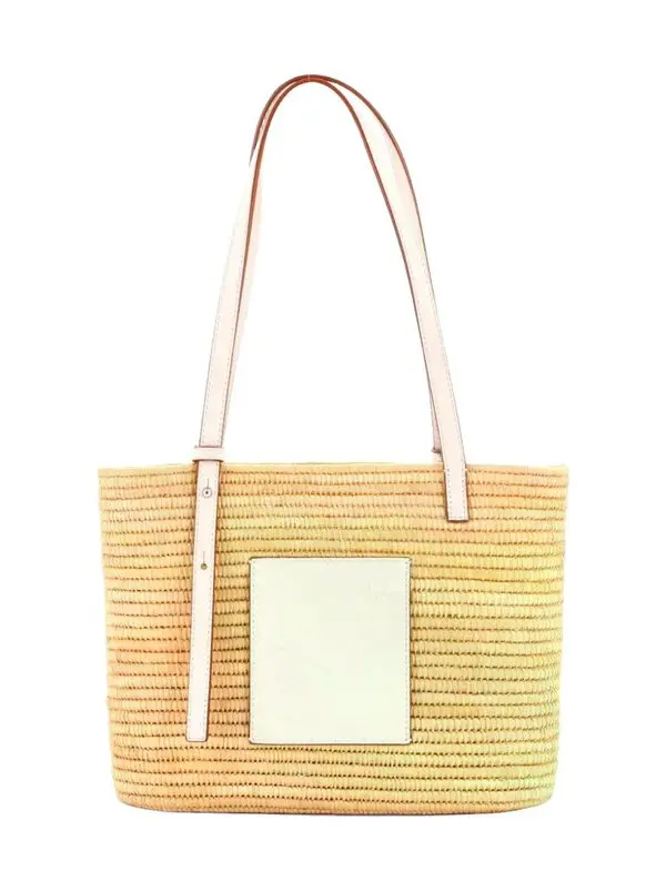 Loewe Square Basket Small Tote Bag - Neutrals