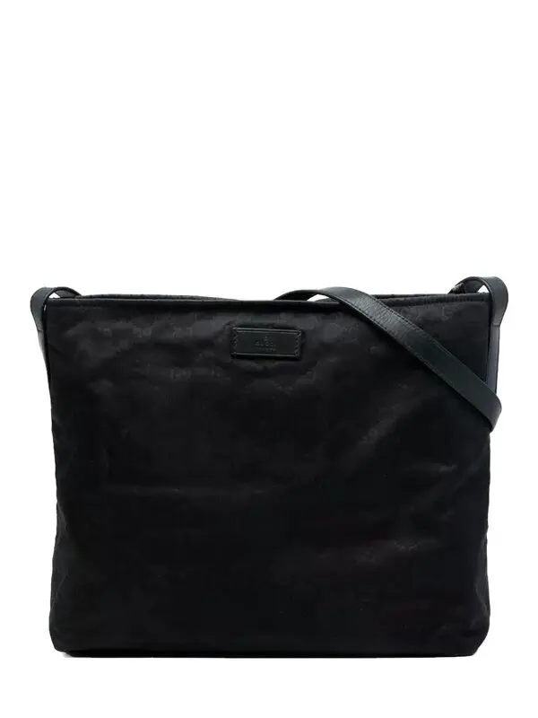 Gucci Gg Nylon Crossbody Bag - Black