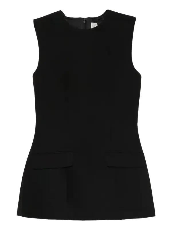 TOTEME Pocket Sleeveless Top - Black