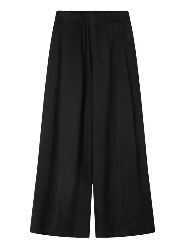 LEE MATHEWS Aida Wide-leg Trousers - Black
