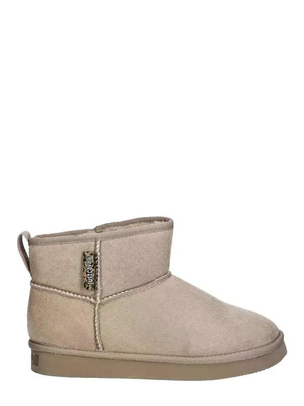 Just Cavalli Seam Ankle Boots - Neutrals