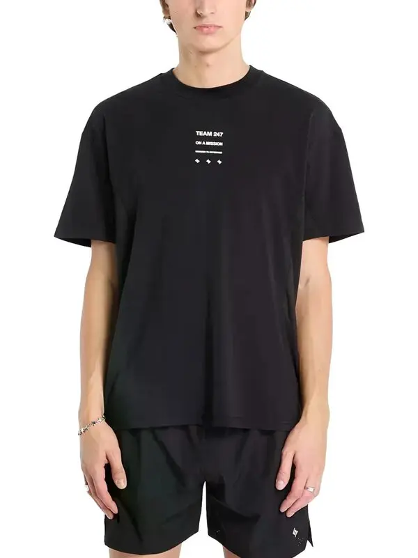 REPRESENT Uprising Oversized T-shirt - Black