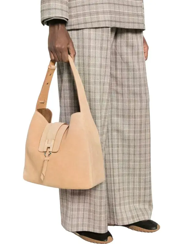 Hogan Logo Shoulder Bag - Neutrals