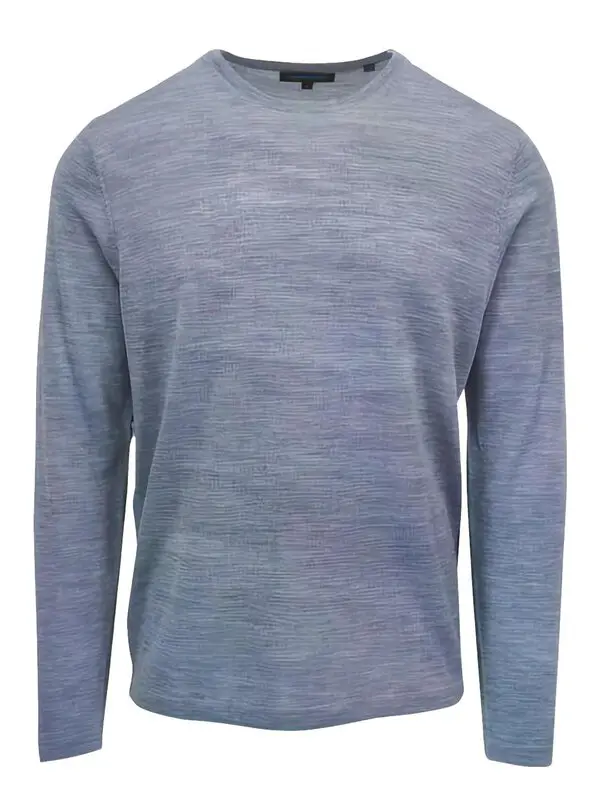 PYA Crew Neck Merino Wool Sweater - Blue