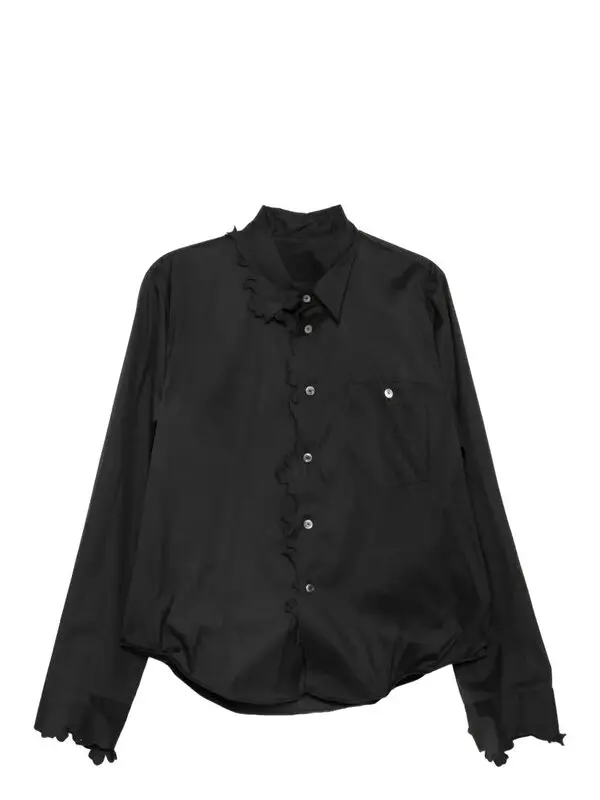 JNBY Scalloped-edge Shirt - Black