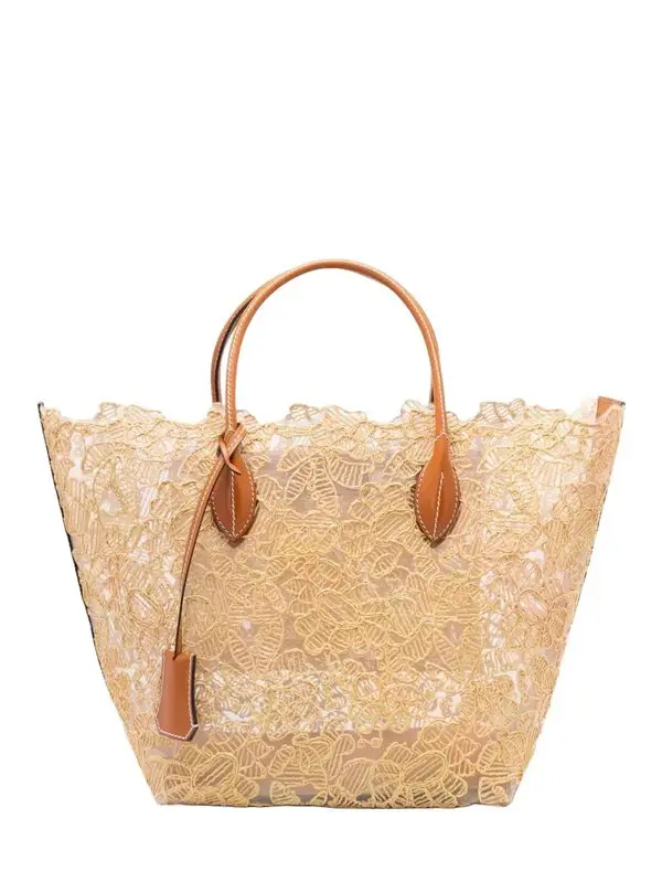 Ermanno Scervino Floral Shoulder Bag - Neutrals