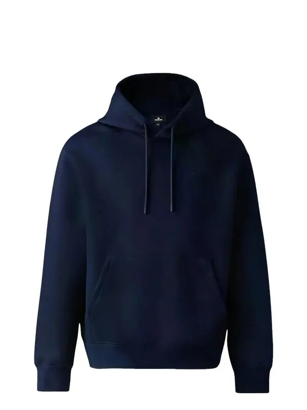 Mackage Krystian Logo-detail Hoodie - Blue