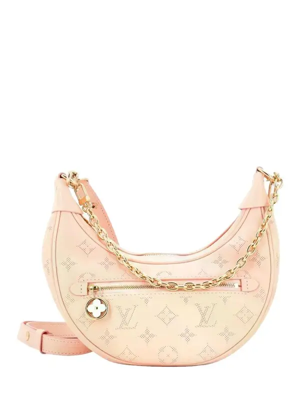LOUIS VUITTON Loop Handbag Perforated Monogram Calfskin - Pink