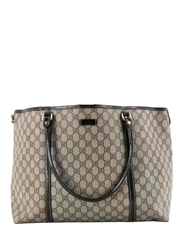 Gucci Joy Gg Coated Canvas Medium Tote Bag - Brown
