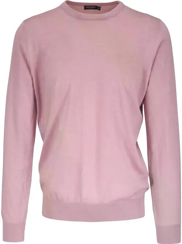 Zegna Crewneck Sweater - Pink