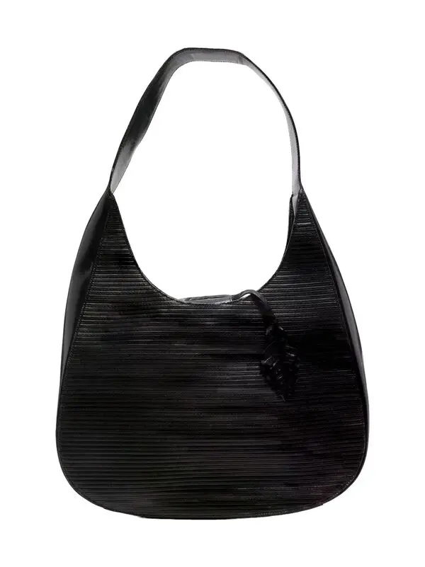 ROMEO GIGLI 1990s Leather Shoulder Bag - Black