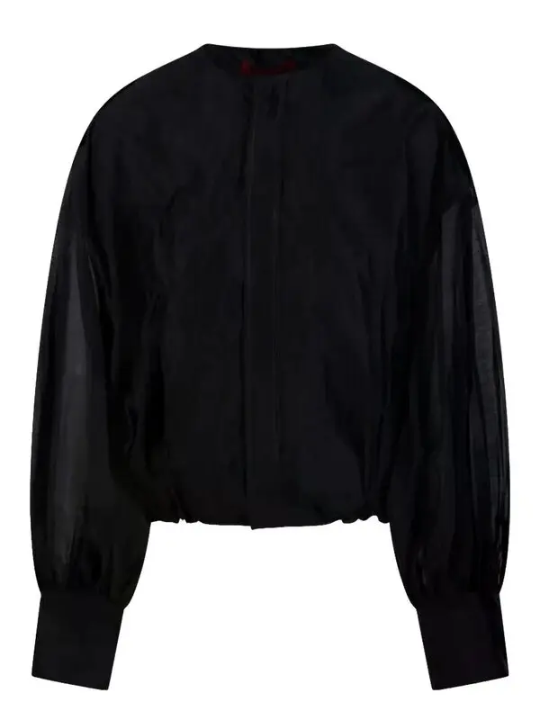 THELATEST Blouson-sleeve Top - Black