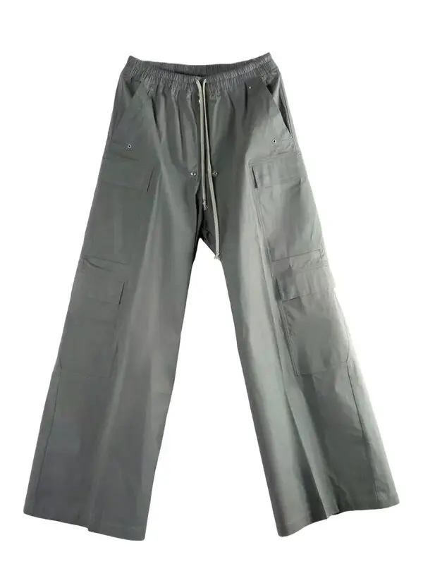 Rick Owens Drawstring Cargo Pants - Green