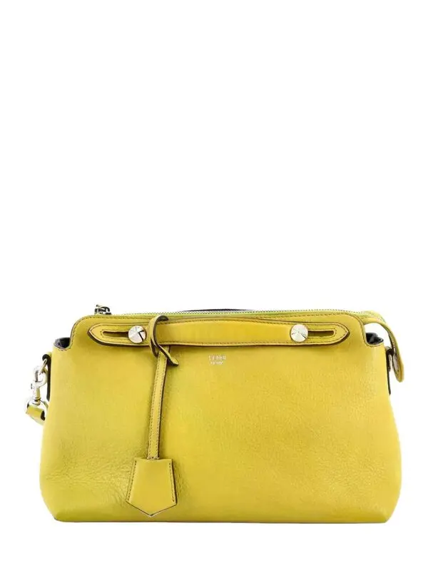 Fendi By The Way Calfskin Medium Satchel - Yellow