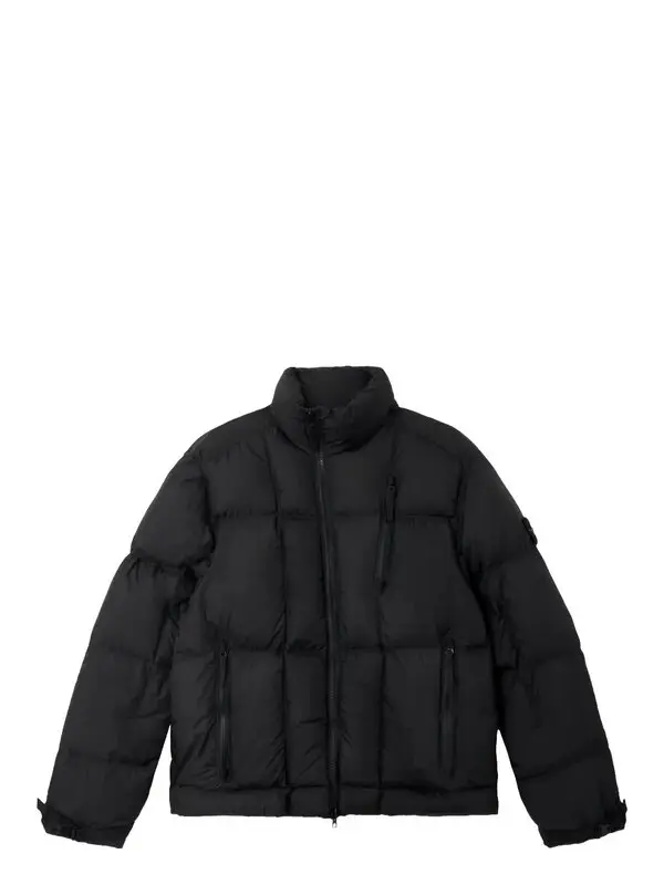 Stone Island Quilted Jacket - Black