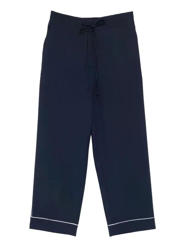 P.a.r.o.s.h Drawstring Cropped Trousers - Blue