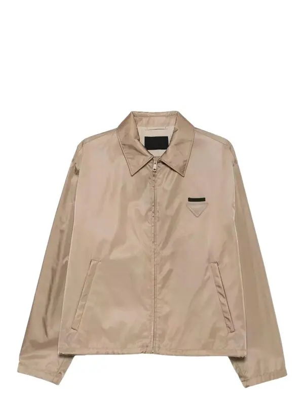 Prada Zip-up Jacket - Neutrals