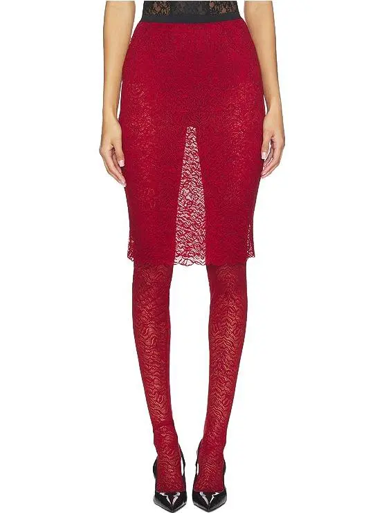 Beaufille Dorado Skirt Legging - Burgundy