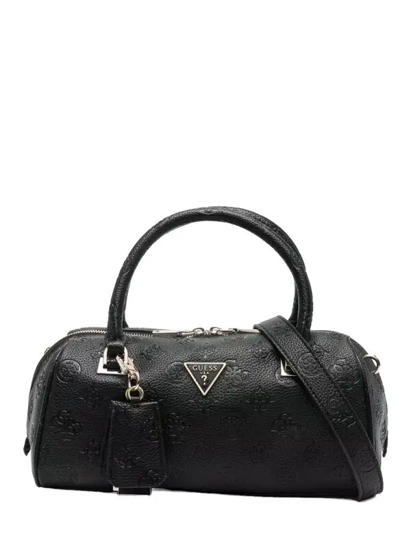 Guess Cresidia Ii Embossed Top-handle Tote Bag - Black