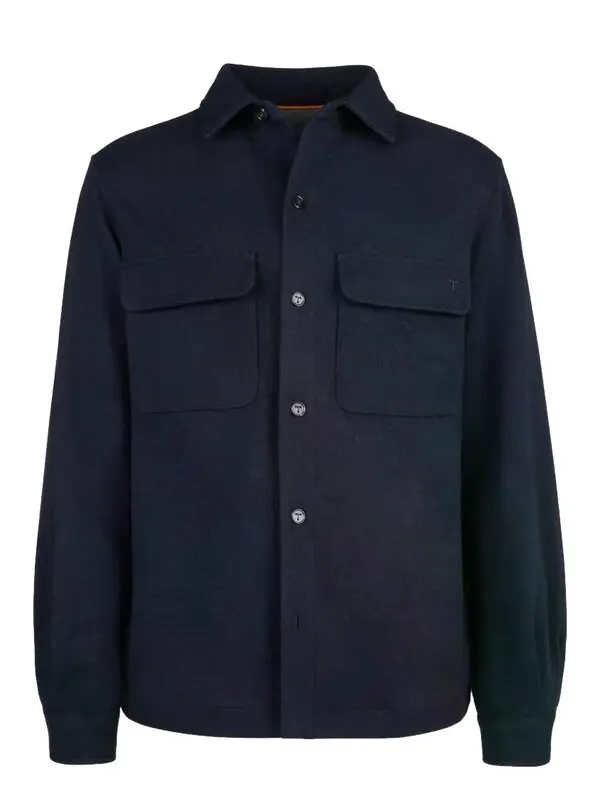 TOD'S Flap-pocket Shirt - Blue