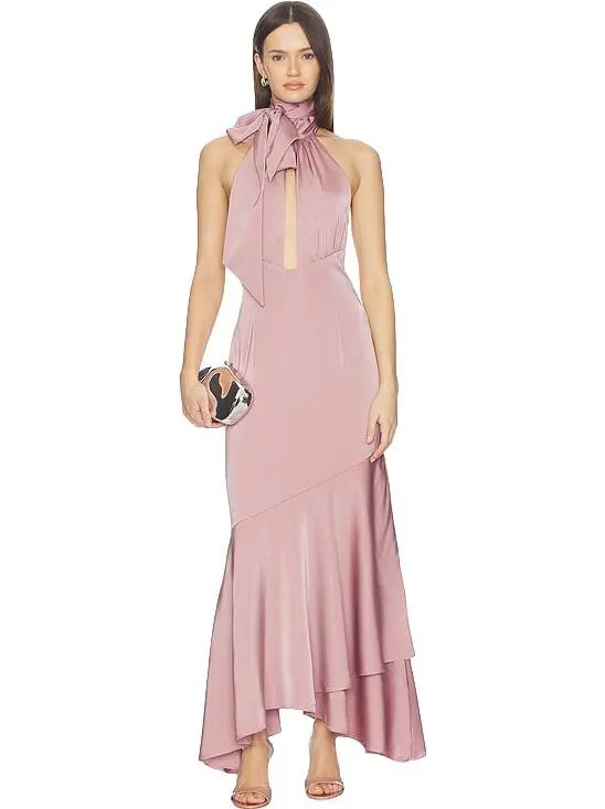 MORE TO COME Venita Maxi Dress - Mauve