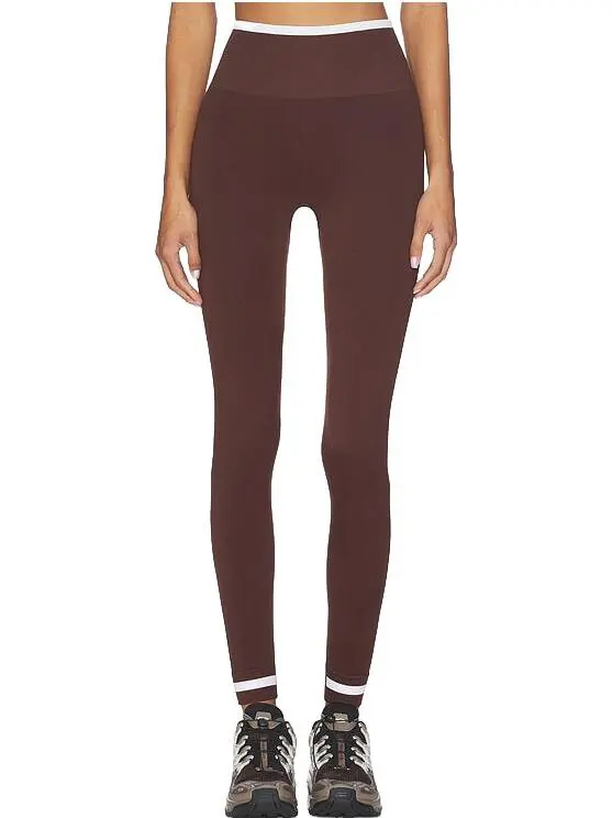 The Upside Form Seamless 25in Midi Leggings - Cocoa