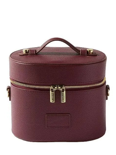 ETOILE COLLECTIVE Oval Toiletry Case - Burgundy