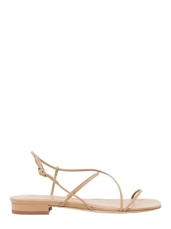 Studio Amelia Cross-front Sandals - Neutrals