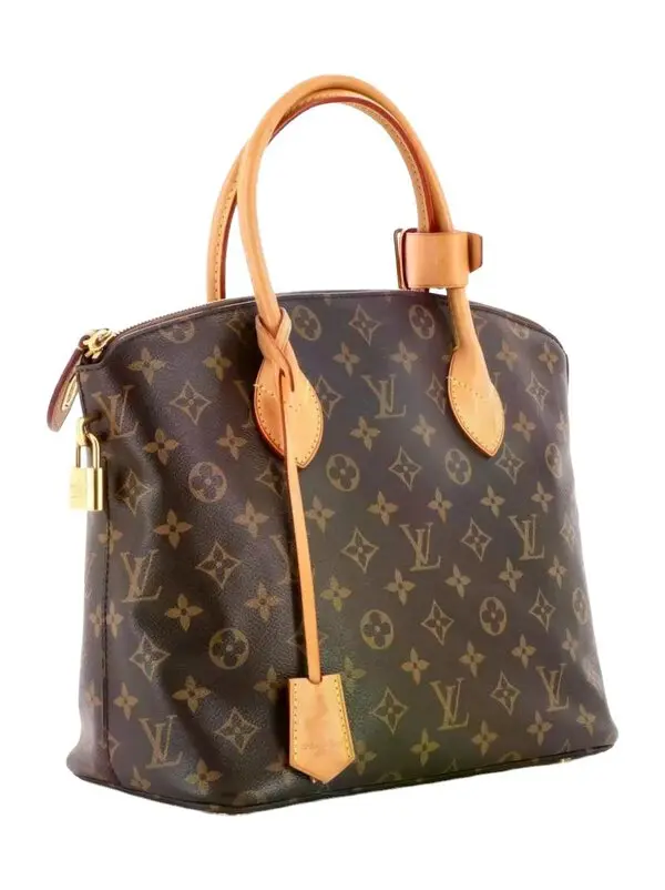 LOUIS VUITTON Lockit Nm Handbag Monogram Canvas Pm - Brown