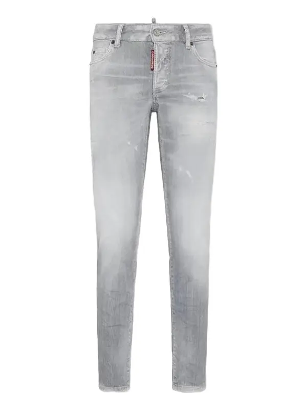 Dsquared2 Distressed Denim Jeans - Grey