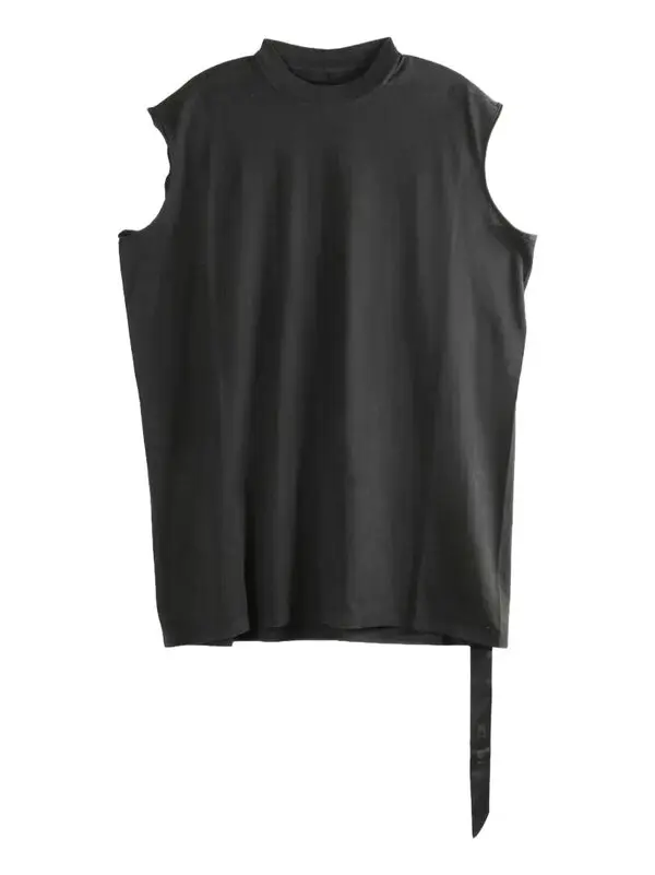 Rick Owens Sleeveless Tie-detail Tank Top - Black