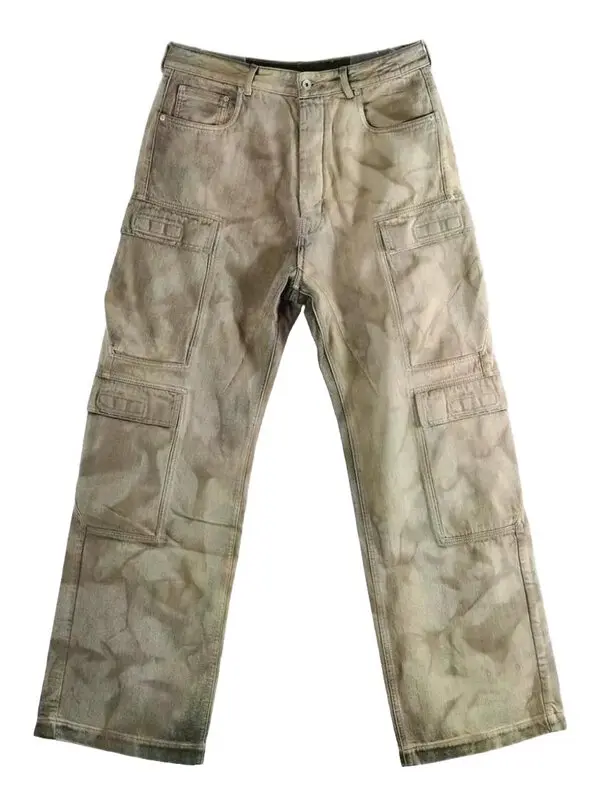 Rick Owens Cargo-pocket Jeans - Neutrals