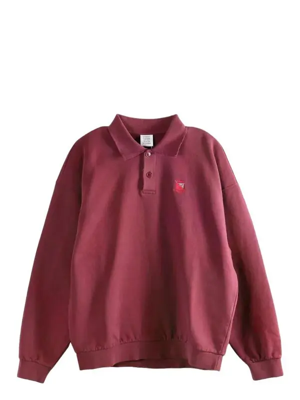 Vetements Embroidered Polo Shirt - Red
