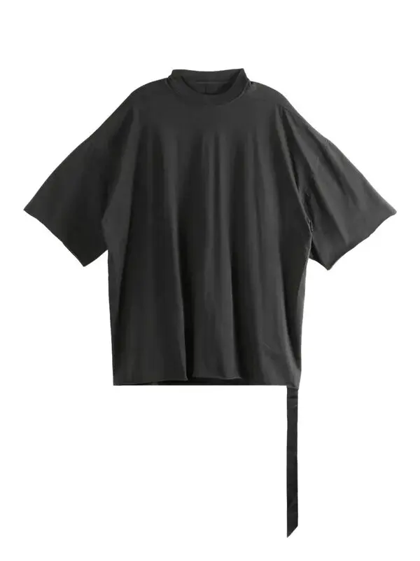 Rick Owens Tie-detail T-shirt - Black