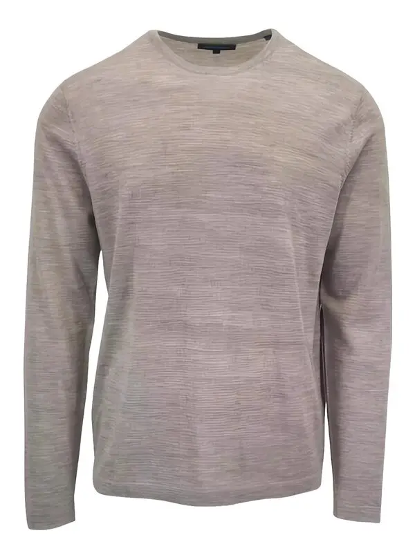 PYA Round Neck Merino Wool Sweater - Neutrals