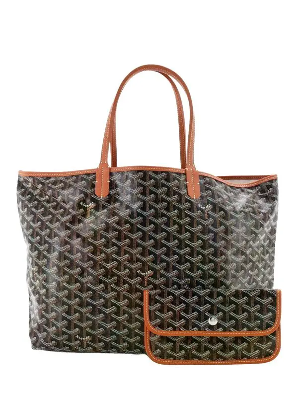 Goyard Saint Louis Coated Canvas Pm Tote Bag - Brown