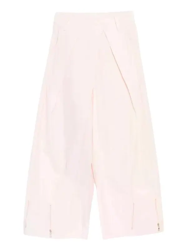 GDEL BY GAZE DE LIN Pleated Wide-leg Trousers - Pink